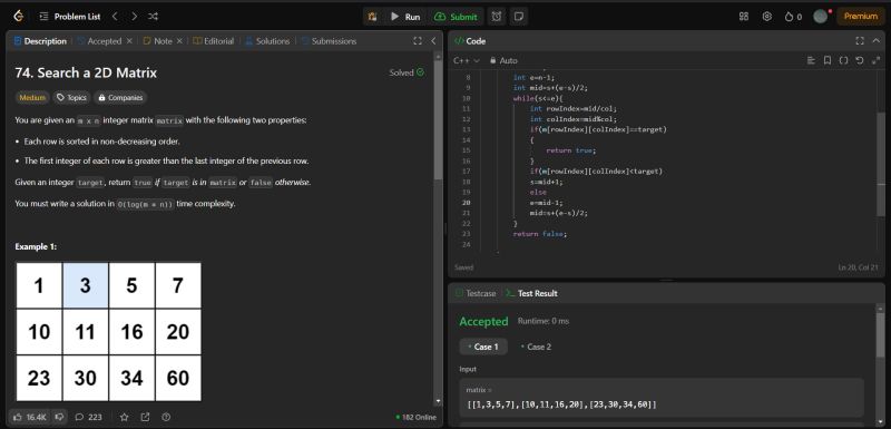 #leetcode #dsa #binarysearch #coding #programming | Prajakta Patil #leetcode #dsa #binarysearch #coding #programming | Prajakta Patil
