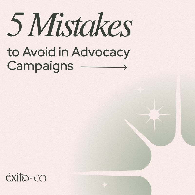 éxito & co. on LinkedIn: Don’t let these top 5 advocacy mistakes derail ... éxito & co. on LinkedIn: Don’t let these top 5 advocacy mistakes derail ...