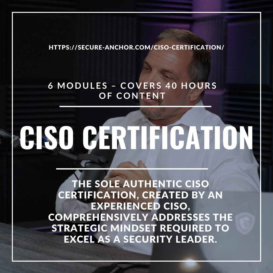 Secure Anchor Consulting on LinkedIn: #ciso #cybersecurity #infosec # ... Secure Anchor Consulting on LinkedIn: #ciso #cybersecurity #infosec # ...