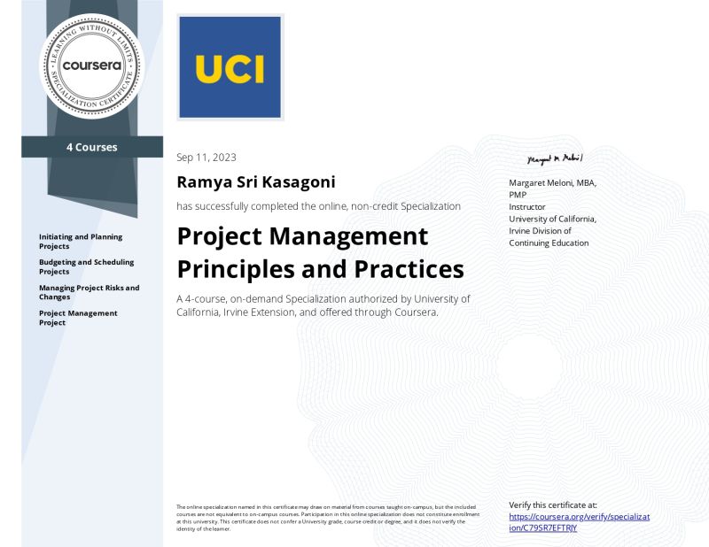 Ramya Sri Kasagoni on LinkedIn: #learningjourney #endorsement Ramya Sri Kasagoni on LinkedIn: #learningjourney #endorsement