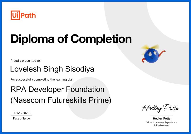 Lovelesh Singh Sisodiya on LinkedIn: #rpa #automation # ... Lovelesh Singh Sisodiya on LinkedIn: #rpa #automation # ...