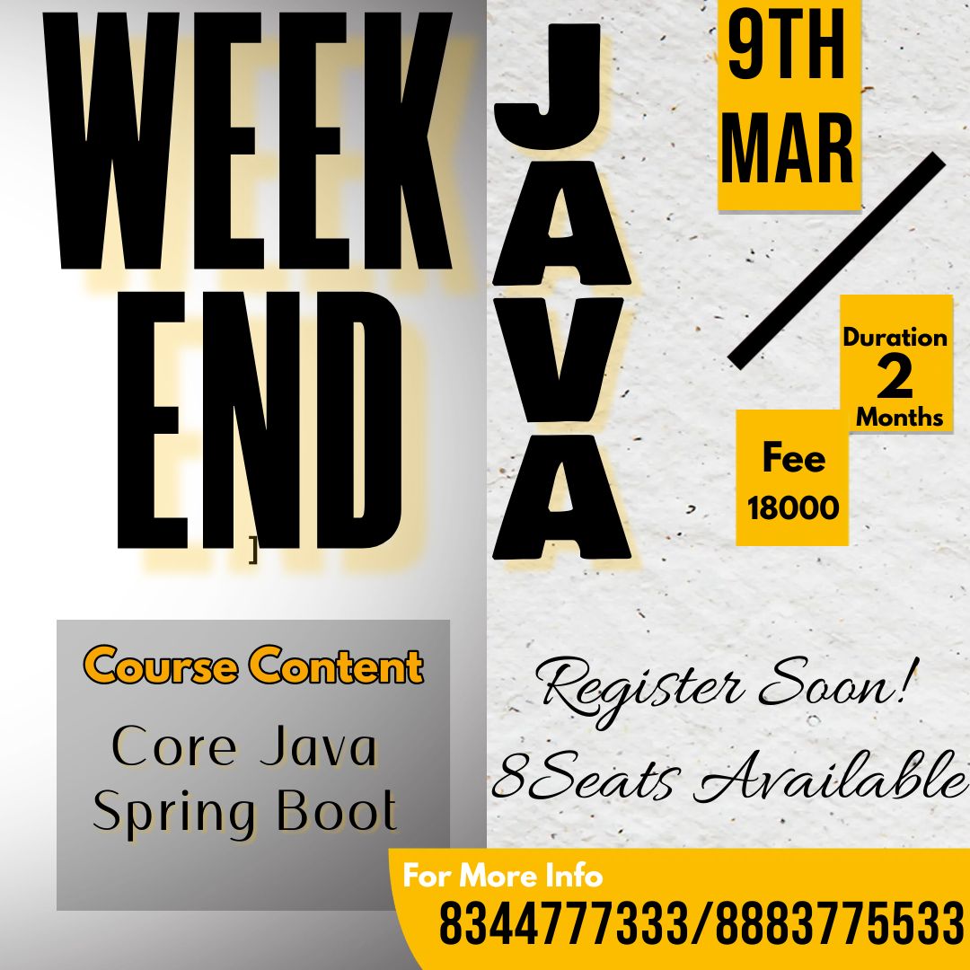 Payilagam . on LinkedIn: #java #javadeveloper #javaweekend # ... Payilagam . on LinkedIn: #java #javadeveloper #javaweekend # ...