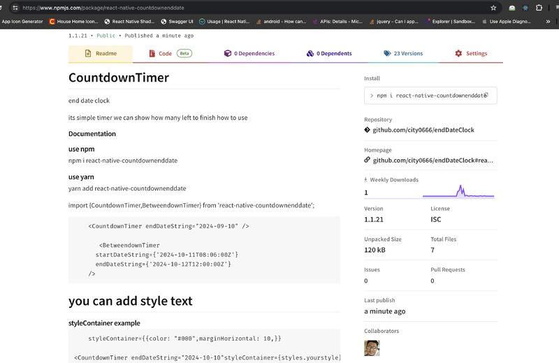 How the'react-native-countdownenddate' npm package works | Sreeraj K S ... How the'react-native-countdownenddate' npm package works | Sreeraj K S ...