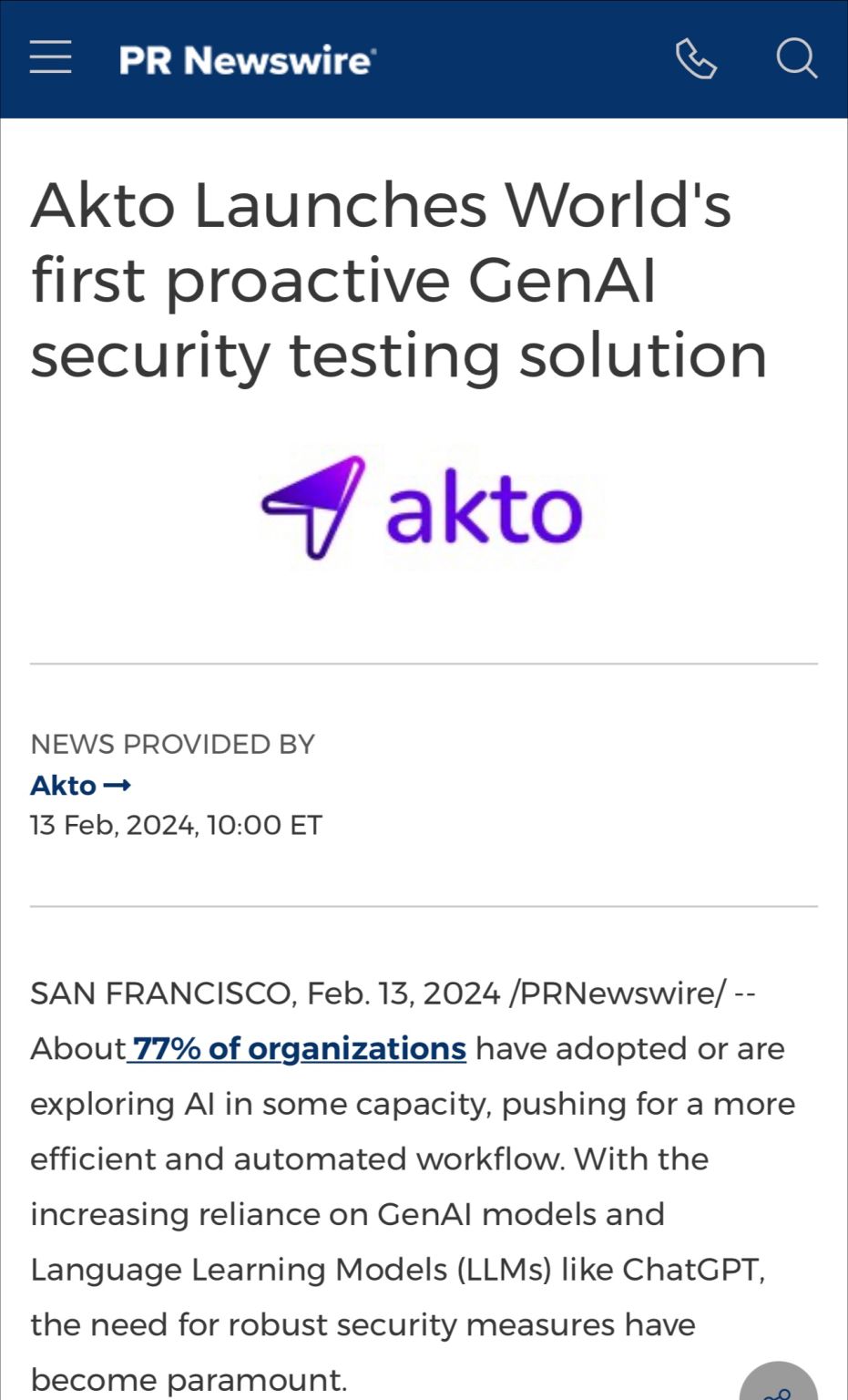 Akto.io on LinkedIn: Akto Launches World's first proactive GenAI ... Akto.io on LinkedIn: Akto Launches World's first proactive GenAI ...
