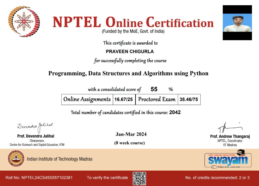 Praveen Chigurla on LinkedIn: #python #datastructures #algorithms # ... Praveen Chigurla on LinkedIn: #python #datastructures #algorithms # ...