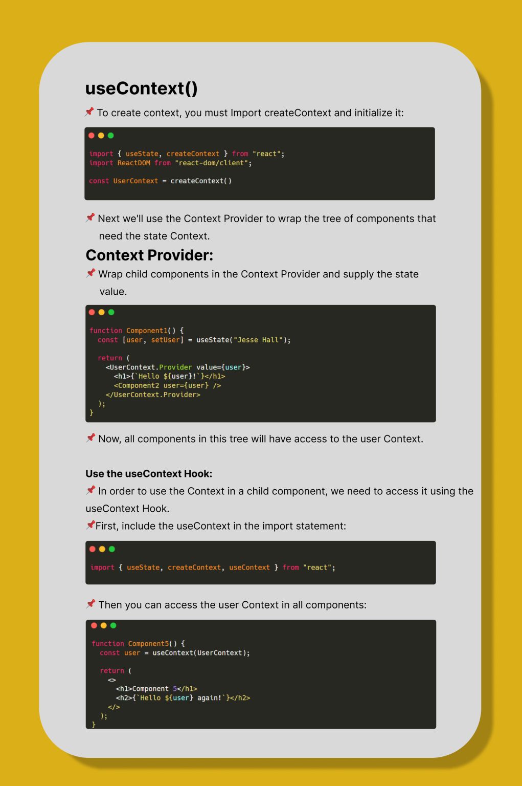 #usecontext #reacthooks #reactjs | Arun Prasanth β‘ #usecontext #reacthooks #reactjs | Arun Prasanth β‘