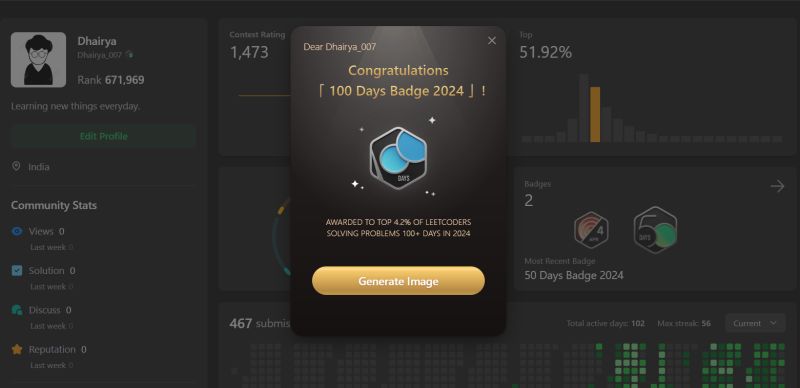 Dhairya kaithwar on LinkedIn: #leetcode #100daysofcode #problemsolving ... Dhairya kaithwar on LinkedIn: #leetcode #100daysofcode #problemsolving ...