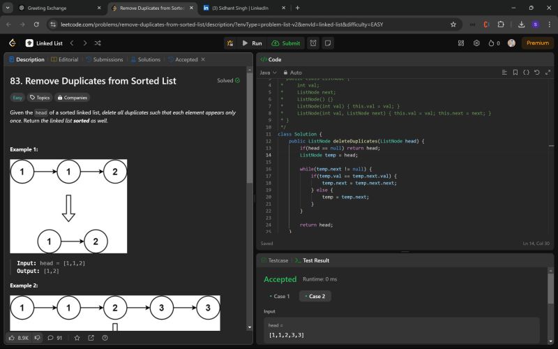 Sidhant Singh on LinkedIn: #leetcodechallenge #coding #algorithms ... Sidhant Singh on LinkedIn: #leetcodechallenge #coding #algorithms ...