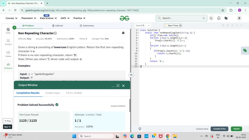 #160daysofcode #dsachallenge #java #geeksforgeeks #problemsolving ... #160daysofcode #dsachallenge #java #geeksforgeeks #problemsolving ...
