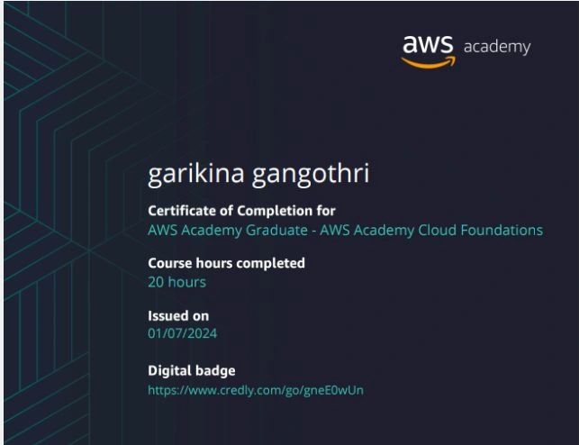 Garikina Gangothri on LinkedIn: #aws #certification #aditya #dr # ... Garikina Gangothri on LinkedIn: #aws #certification #aditya #dr # ...