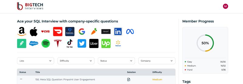 Matthew Greisen on LinkedIn: #sql #datascience #dataanalyst #interviewprep Matthew Greisen on LinkedIn: #sql #datascience #dataanalyst #interviewprep