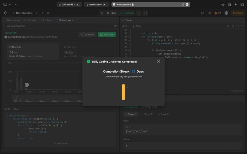Garima Bhardwaj on LinkedIn: #leetcode #codingstreak #algorithmmastery ... Garima Bhardwaj on LinkedIn: #leetcode #codingstreak #algorithmmastery ...