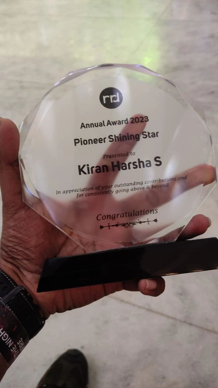 Kiran Harsha on LinkedIn: I've got it again. 😀 Kiran Harsha on LinkedIn: I've got it again. 😀