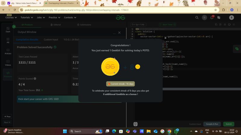 Sushmita Dasari on LinkedIn: #geekstreak2024 #gfg160 #geekstreak2024 # ... Sushmita Dasari on LinkedIn: #geekstreak2024 #gfg160 #geekstreak2024 # ...