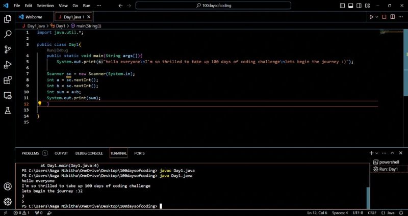 Naga Nikitha Peddisetty on LinkedIn: #100daysofcode #java # ... Naga Nikitha Peddisetty on LinkedIn: #100daysofcode #java # ...