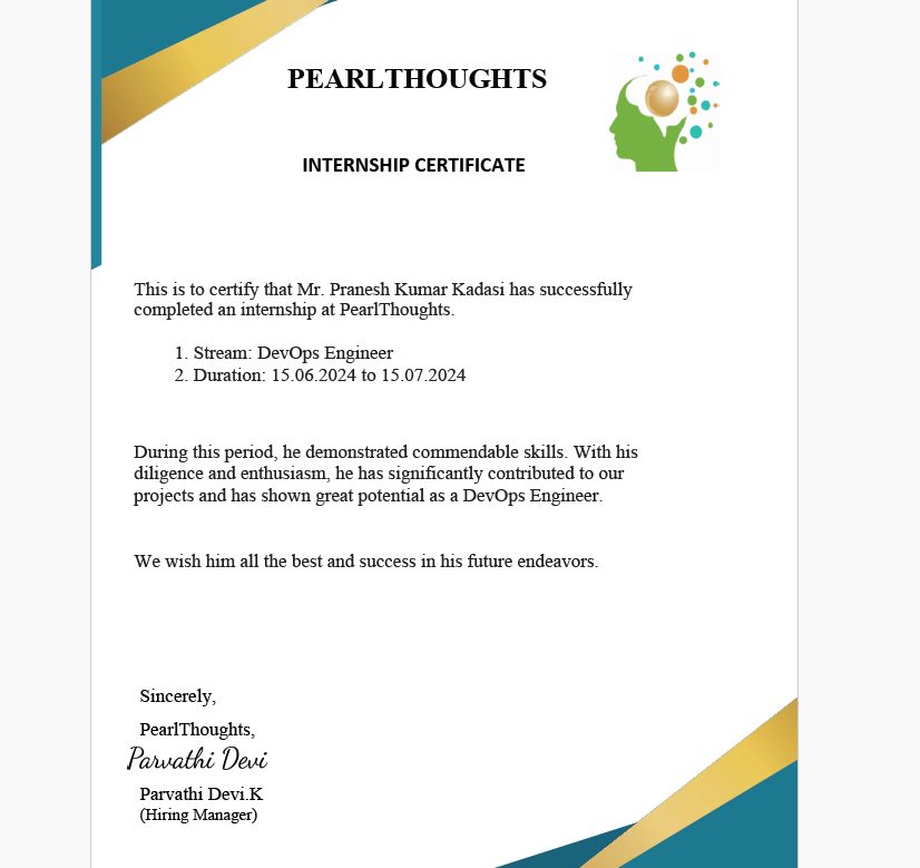Pranesh Kadasi on LinkedIn: #devops #cloud #aws #intern #terraform # ... Pranesh Kadasi on LinkedIn: #devops #cloud #aws #intern #terraform # ...