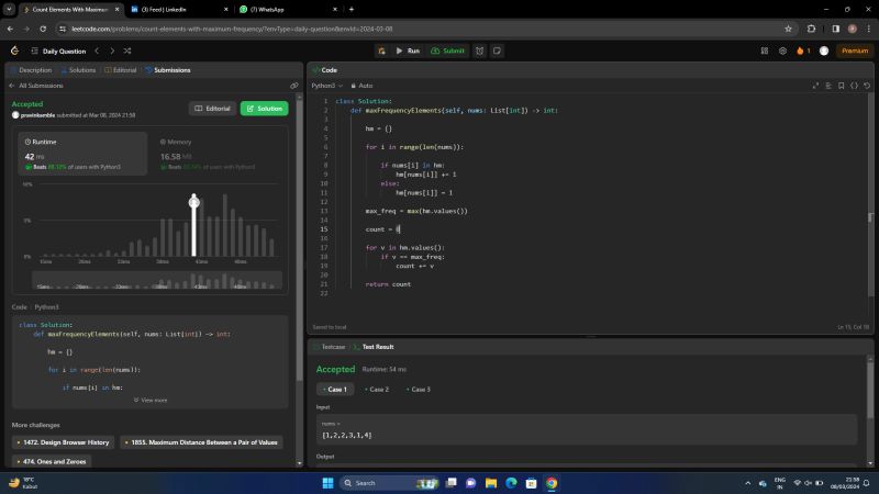 #365daysofleetcodechallenge #python #leetcode #dailyleetcode #dsa ... #365daysofleetcodechallenge #python #leetcode #dailyleetcode #dsa ...