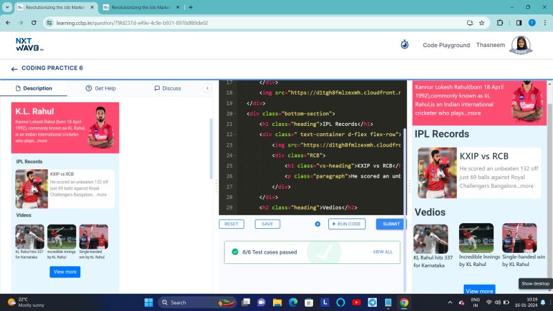 Thasneem Ibrahim on LinkedIn: #nxtwave #ccbp #html #css Thasneem Ibrahim on LinkedIn: #nxtwave #ccbp #html #css