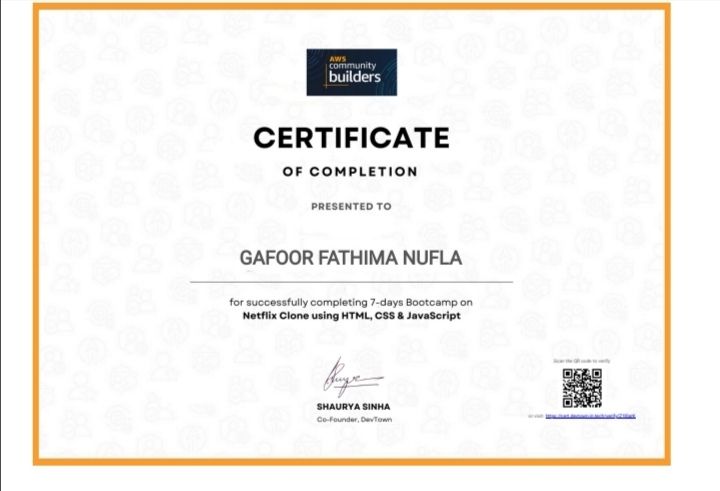 Fathima Nufla on LinkedIn: #html #css #javascript #netflixclone #devtown Fathima Nufla on LinkedIn: #html #css #javascript #netflixclone #devtown