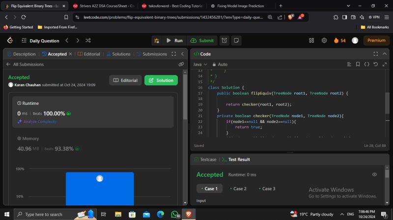 Karan Chauhan on LinkedIn: Today's Leetcode question Flip Equivalent ... Karan Chauhan on LinkedIn: Today's Leetcode question Flip Equivalent ...