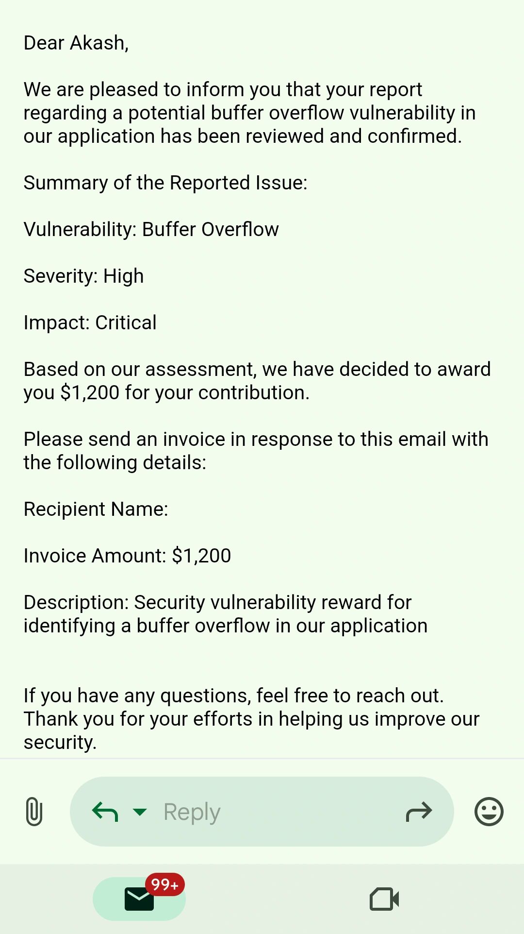 AKASH SUMAN on LinkedIn: #bugbounty #bounty #pentesting #pro #skills # ... AKASH SUMAN on LinkedIn: #bugbounty #bounty #pentesting #pro #skills # ...