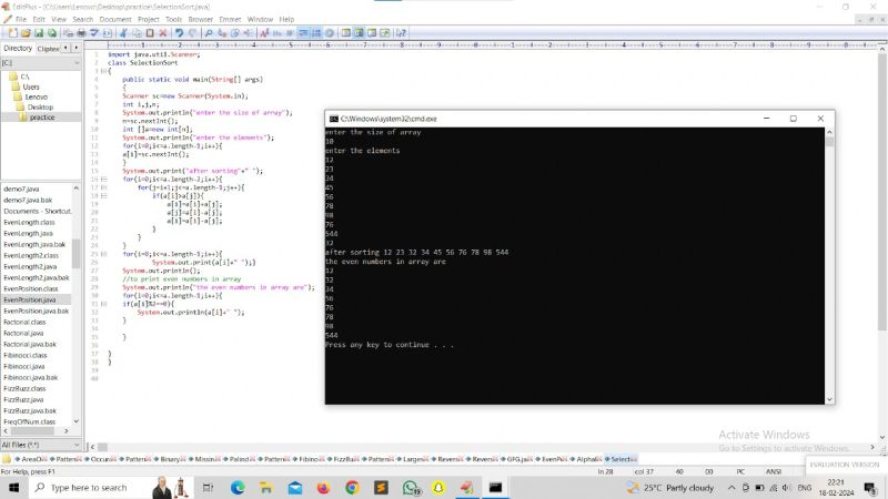 Divya Hc on LinkedIn: DAY -11 01) SORTING THE ARRAY AND PRINTING THE ... Divya Hc on LinkedIn: DAY -11 01) SORTING THE ARRAY AND PRINTING THE ...