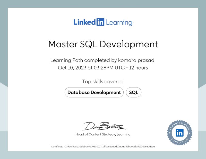 komara prasad on LinkedIn: #sql #database #mastersql # ... komara prasad on LinkedIn: #sql #database #mastersql # ...