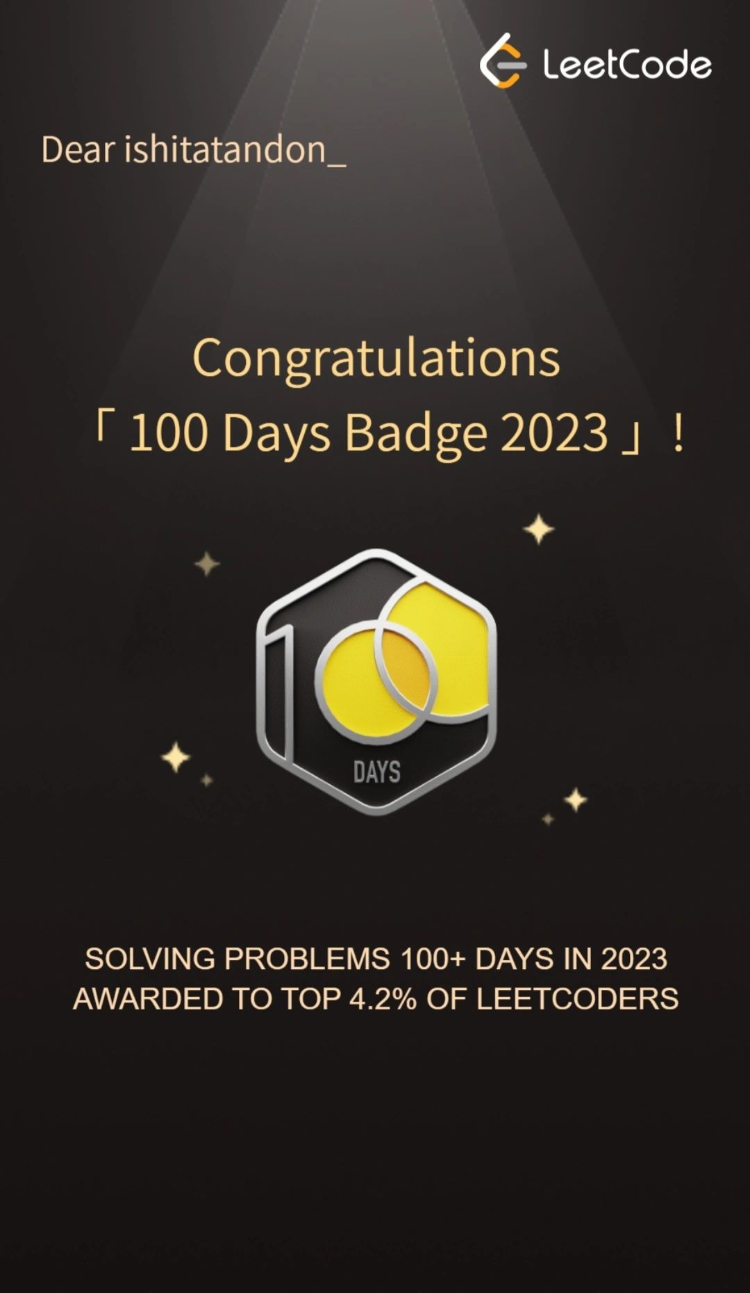 Ishita Tandon on LinkedIn: #leetcode #leetcode100days Ishita Tandon on LinkedIn: #leetcode #leetcode100days