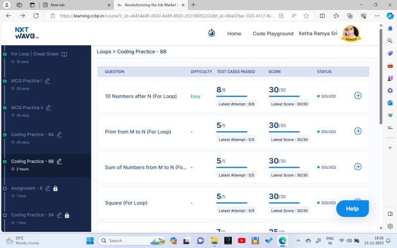 ketha ramyasri on LinkedIn: #python #forloops #nxtwaverahulattuluri # ... ketha ramyasri on LinkedIn: #python #forloops #nxtwaverahulattuluri # ...