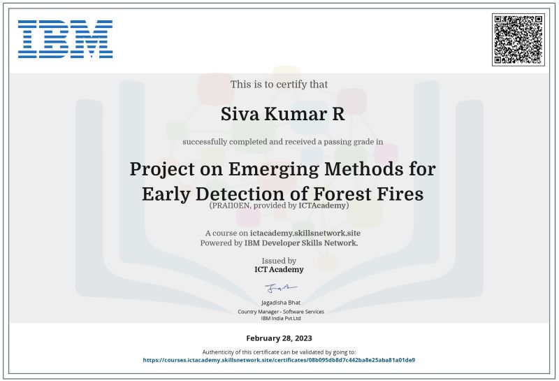 My final year project on forest fire detection | Siva Kumar R posted on ... My final year project on forest fire detection | Siva Kumar R posted on ...