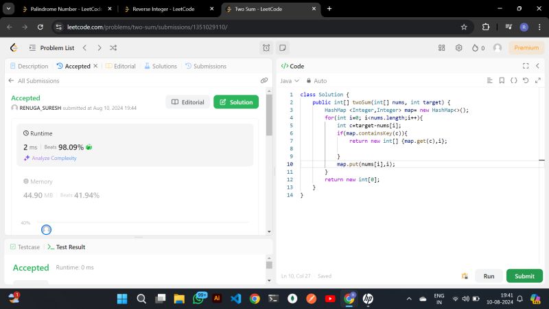 Renuga Suresh on LinkedIn: #leetcode #dsa #codingchallenge #thinkai # ... Renuga Suresh on LinkedIn: #leetcode #dsa #codingchallenge #thinkai # ...