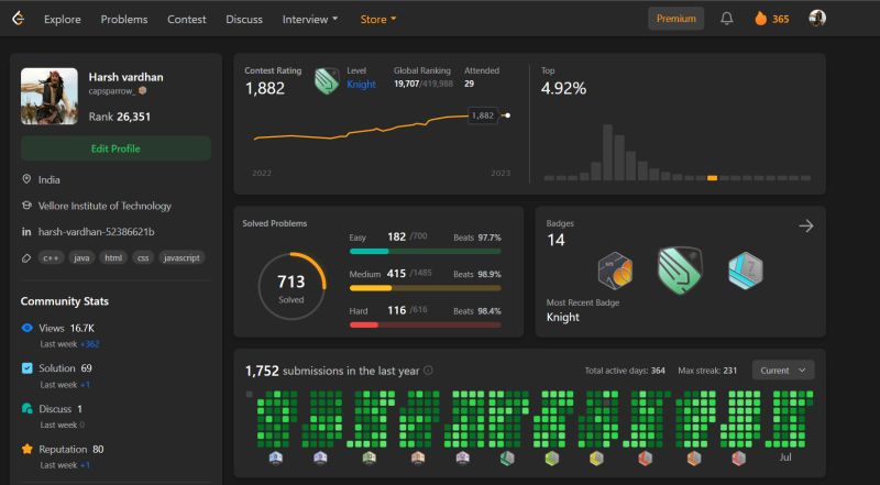 Harsh Vardhan on LinkedIn: #365daysofcoding #leetcode #codingjourney # ... Harsh Vardhan on LinkedIn: #365daysofcoding #leetcode #codingjourney # ...