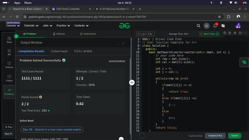 Abhimanyu Sharma on LinkedIn: #day38 #gfg160 #cpp #geekstreak2024 #cpp ... Abhimanyu Sharma on LinkedIn: #day38 #gfg160 #cpp #geekstreak2024 #cpp ...