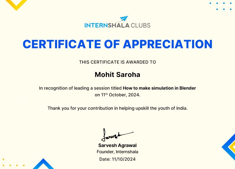 Mohit Saroha on LinkedIn: #linkedin #blender #art #simulation #3d Mohit Saroha on LinkedIn: #linkedin #blender #art #simulation #3d