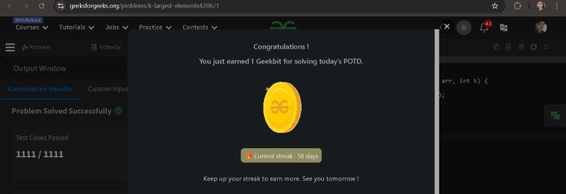 #coding #dsa #problemsolving #consistency #geeksforgeeks #100daysofcode ... #coding #dsa #problemsolving #consistency #geeksforgeeks #100daysofcode ...