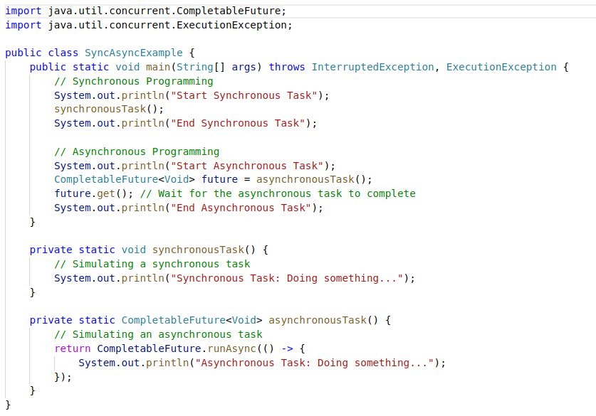 Naveen Metta on LinkedIn: #java #synchronous #asynchronous #programming Naveen Metta on LinkedIn: #java #synchronous #asynchronous #programming