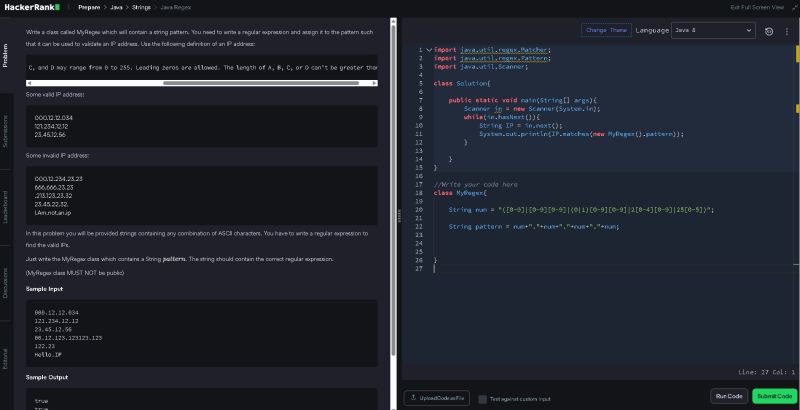 Md. Injabin Alam on LinkedIn: #java #regex #problemsolving # ... Md. Injabin Alam on LinkedIn: #java #regex #problemsolving # ...