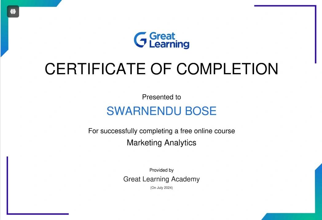 Swarnendu Bose on LinkedIn: #marketinganalytics #datadrivenmarketing # ... Swarnendu Bose on LinkedIn: #marketinganalytics #datadrivenmarketing # ...