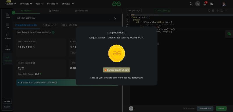 Jan Mohammad on LinkedIn: #100daysofcode #gfg160 #geeksforgeeks # ... Jan Mohammad on LinkedIn: #100daysofcode #gfg160 #geeksforgeeks # ...