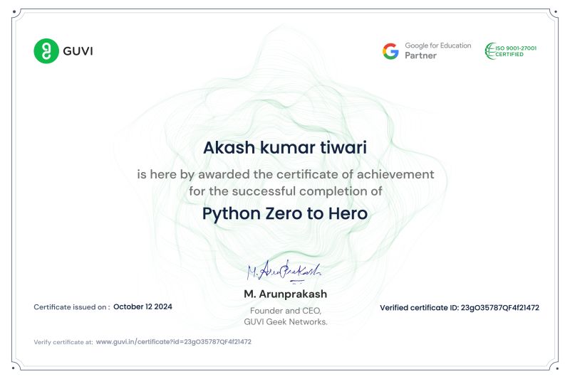 Akash Tiwari on LinkedIn: #python #programming Akash Tiwari on LinkedIn: #python #programming