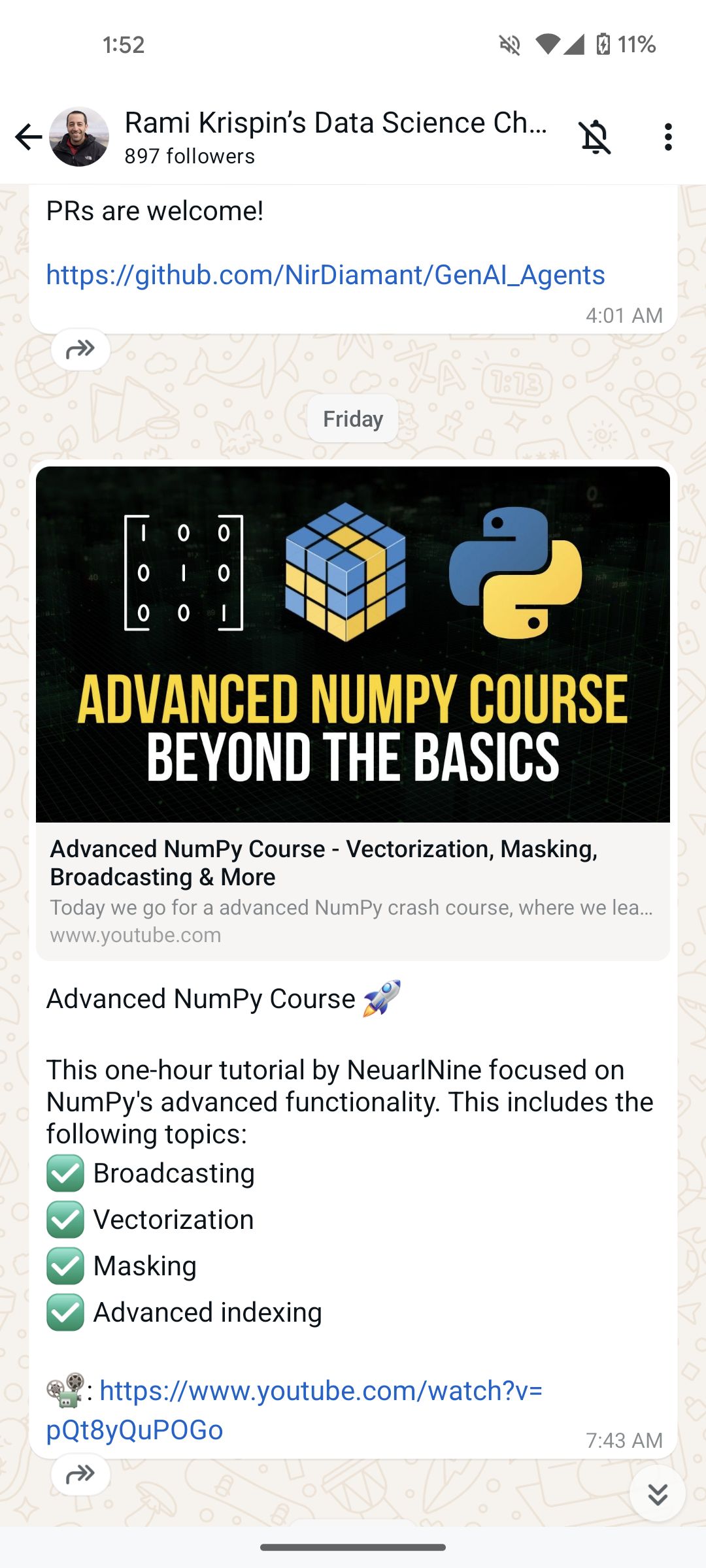 Vaishali Macwan on LinkedIn: A useful Advanced NUMPY Course in Rami's ... Vaishali Macwan on LinkedIn: A useful Advanced NUMPY Course in Rami's ...