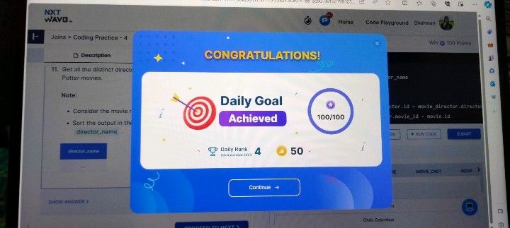 Earned 50 coins with NxtWave | Shaheen SK posted on the topic | LinkedIn Earned 50 coins with NxtWave | Shaheen SK posted on the topic | LinkedIn