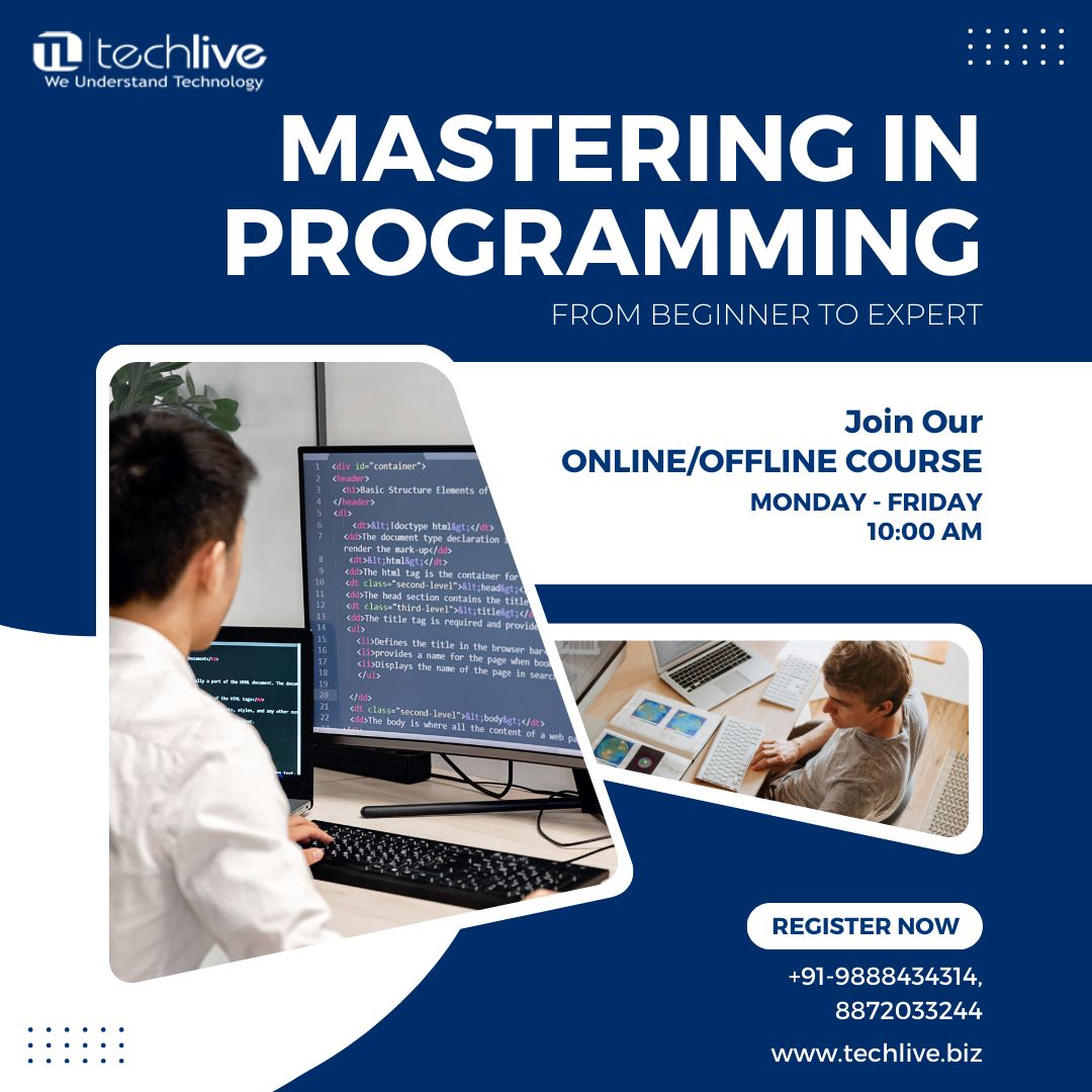 Join TechLiveSolutions's coding journey | TECHLIVE SOLUTIONS posted on ... Join TechLiveSolutions's coding journey | TECHLIVE SOLUTIONS posted on ...
