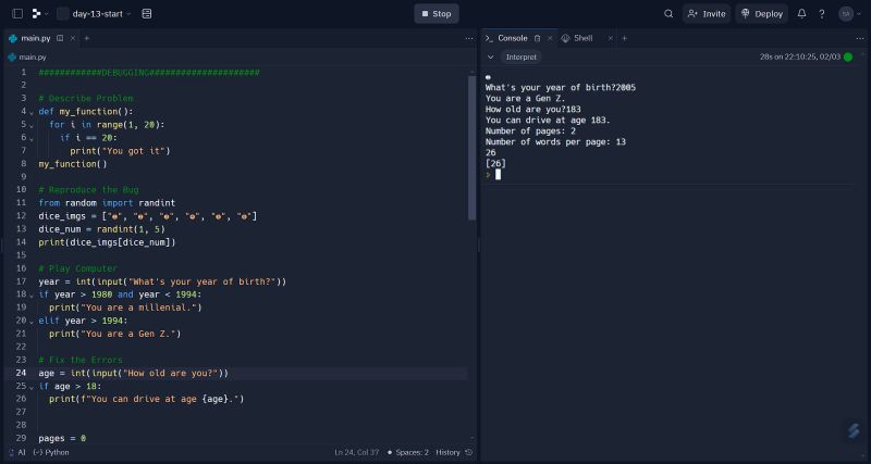 #100daysofcode #pythonprojects #codinggames | Satish Raut #100daysofcode #pythonprojects #codinggames | Satish Raut