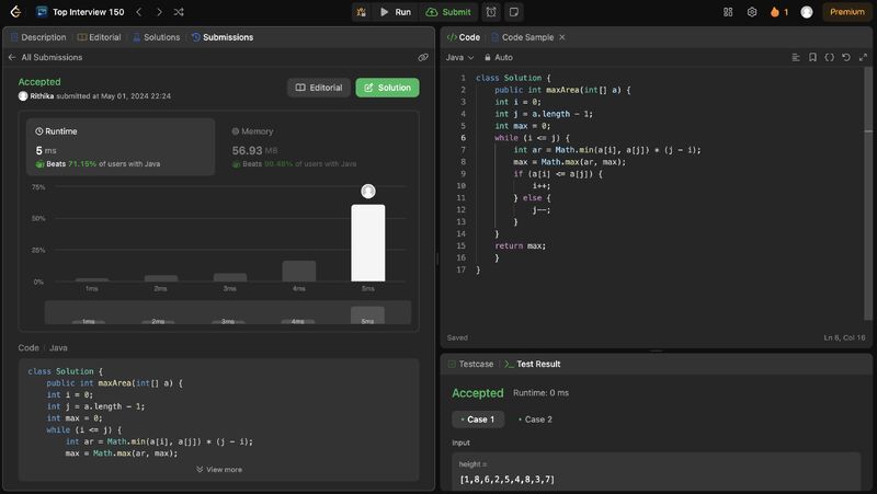 Rithika Kalaimani on LinkedIn: #leetcode #twopointers #java #dsa # ... Rithika Kalaimani on LinkedIn: #leetcode #twopointers #java #dsa # ...