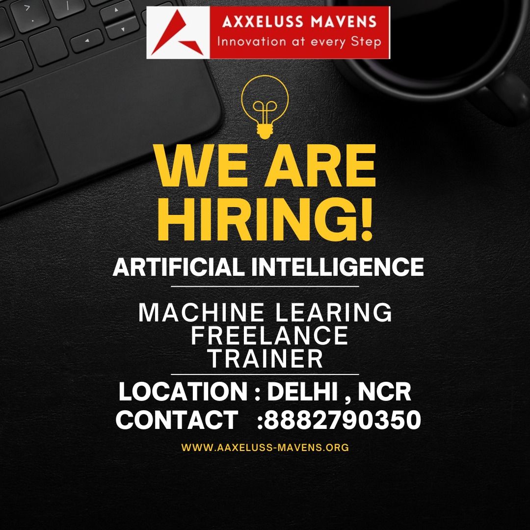 Kartik P on LinkedIn: We are Hiring a Machine learning trainer. If you ... Kartik P on LinkedIn: We are Hiring a Machine learning trainer. If you ...