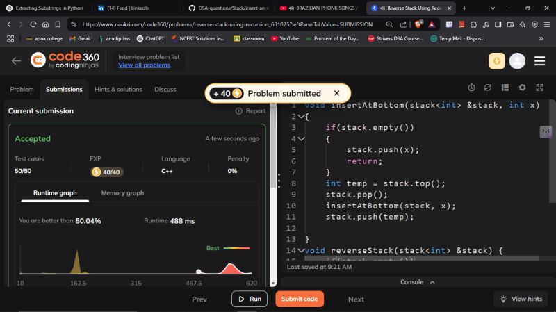 #dsa #stack #recursion #c #problemsolving #coding #github… | Ratnesh Namdeo #dsa #stack #recursion #c #problemsolving #coding #github… | Ratnesh Namdeo