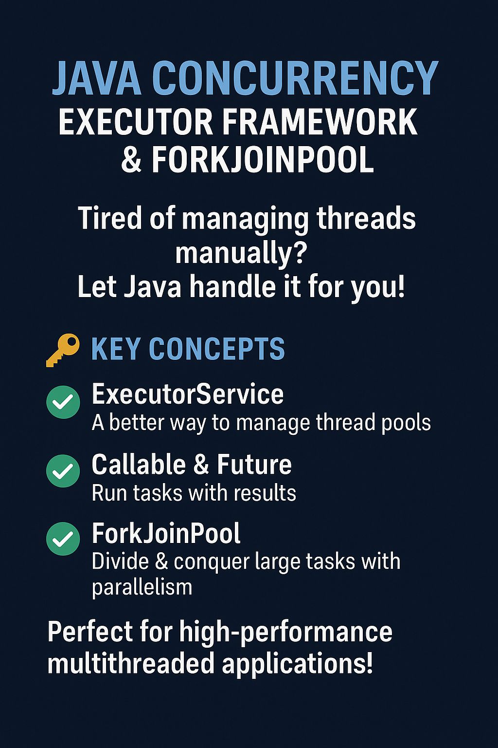 #javaconcurrency #executorframework #forkjoinpool #multithreading ... #javaconcurrency #executorframework #forkjoinpool #multithreading ...