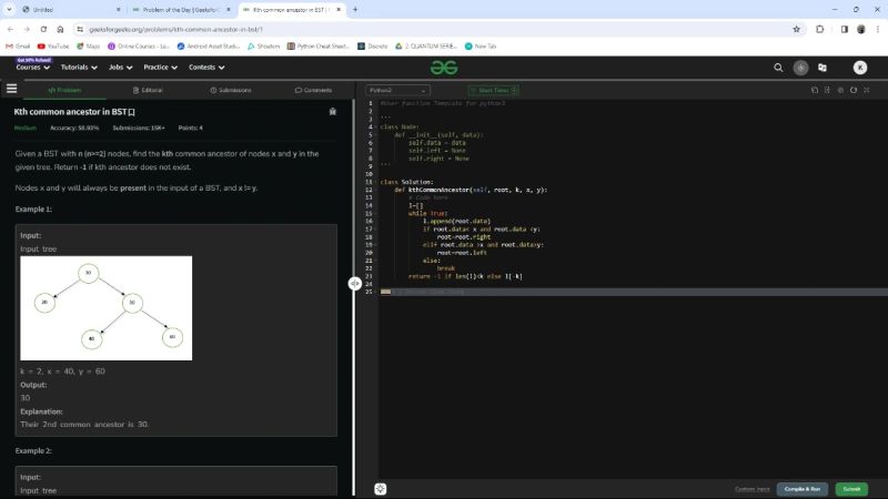 #100daysofcode #dsa #geeksforgeeks #datastructures #algorithms ... #100daysofcode #dsa #geeksforgeeks #datastructures #algorithms ...