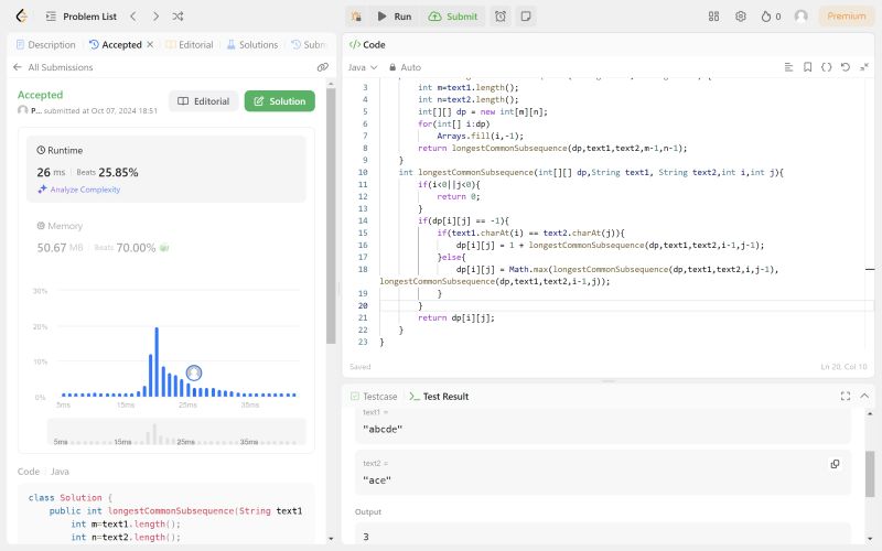 Paramaguru V on LinkedIn: #leetcode #longestcommonsubsequence # ... Paramaguru V on LinkedIn: #leetcode #longestcommonsubsequence # ...